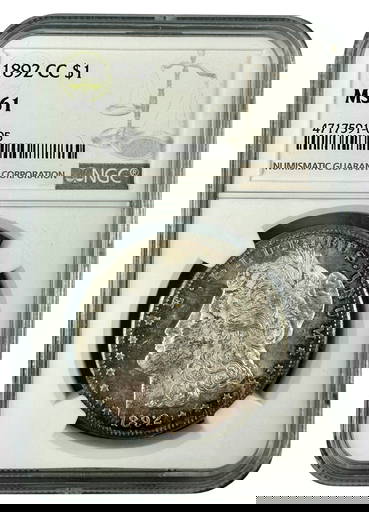 1892 Cc Ngc $1 Ms61