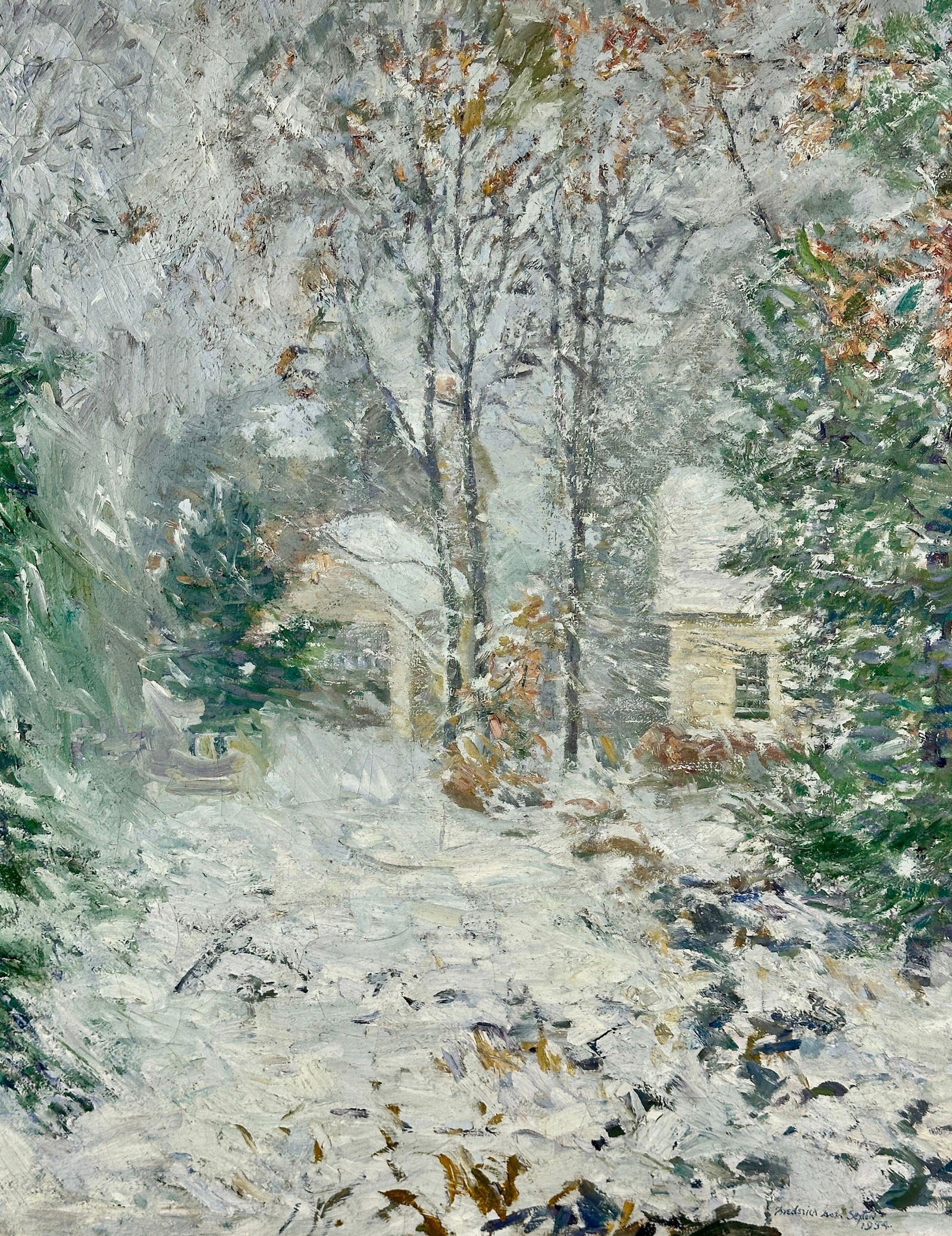 Landscape By Frederick Sexton Auction