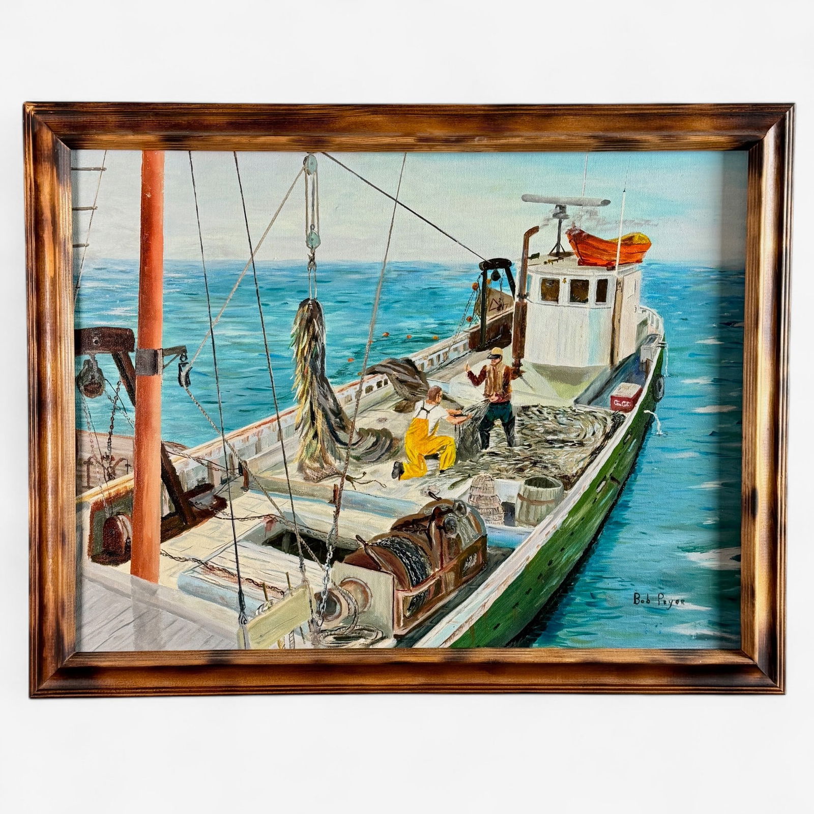 Pair Of Bob Pryor Maritime Paintings Auction