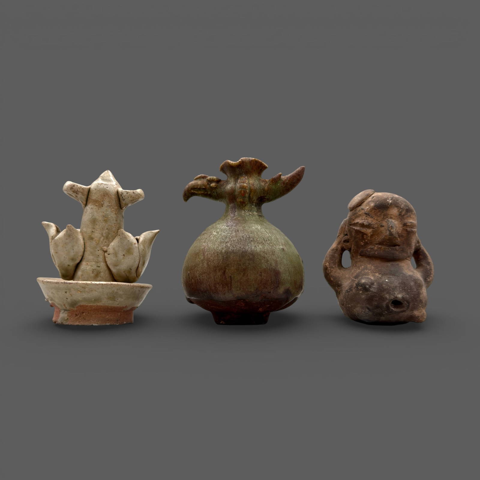 Three Song/yuan Pottery Examples Auction