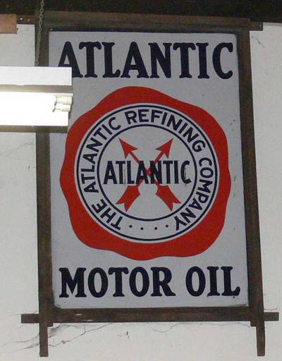 Large Atlantic Motor Oil The Atlantic Refining C