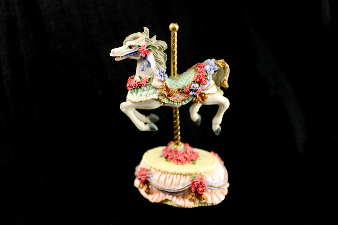 Melodies County Fair Collection Carousel Horse Figurine