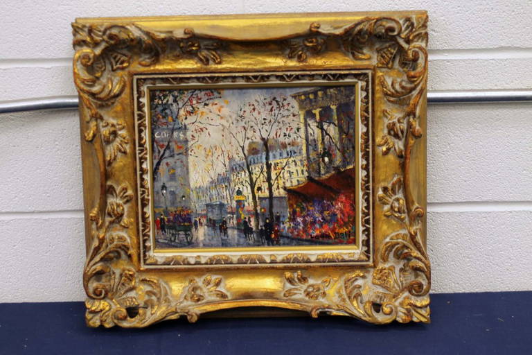 Louis Dali Framed Oil Painting