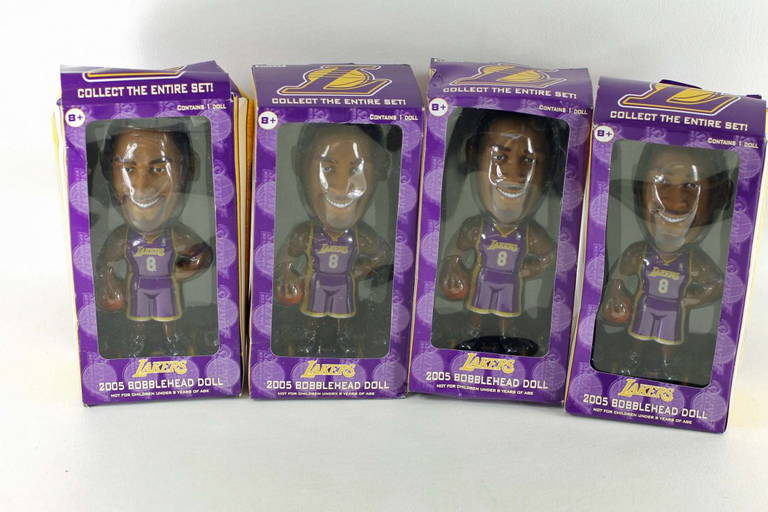 4 La Lakers Kobe Bryant Basketball Bobbleheads