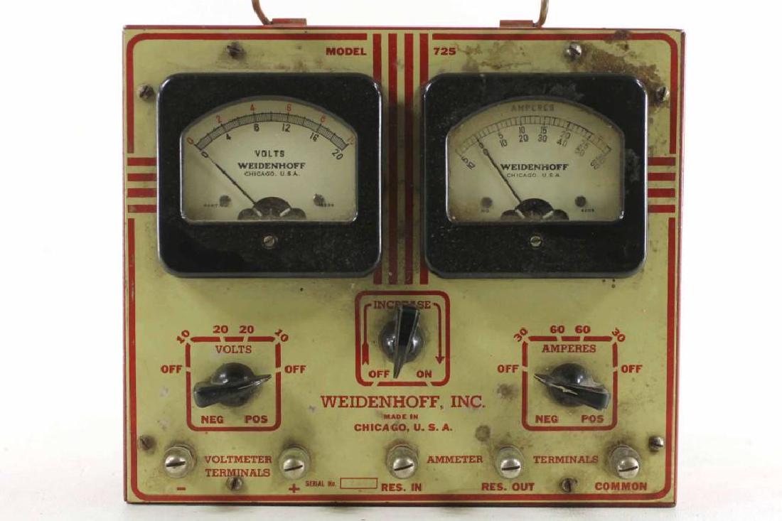 Vintage Weidenhoff Model 725 Voltmeter Ammeter Volt - Jul 01, 2019 ...