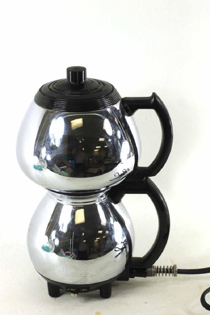 Vintage Double Stacked Electric Coffee Pot