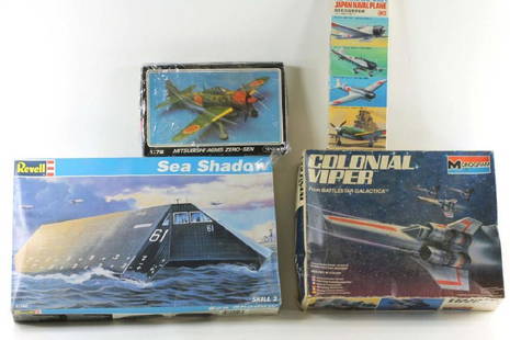 10 Vintage Monogram Model Plane Kits