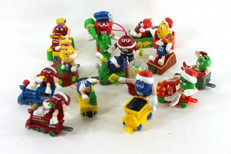 Lot Of Collectible M&ms Trains