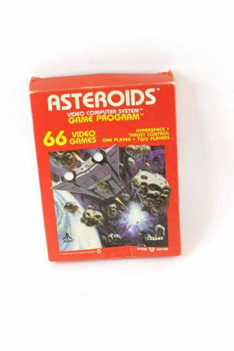 Asteroids Game In Original Box With Manuals And Catalog