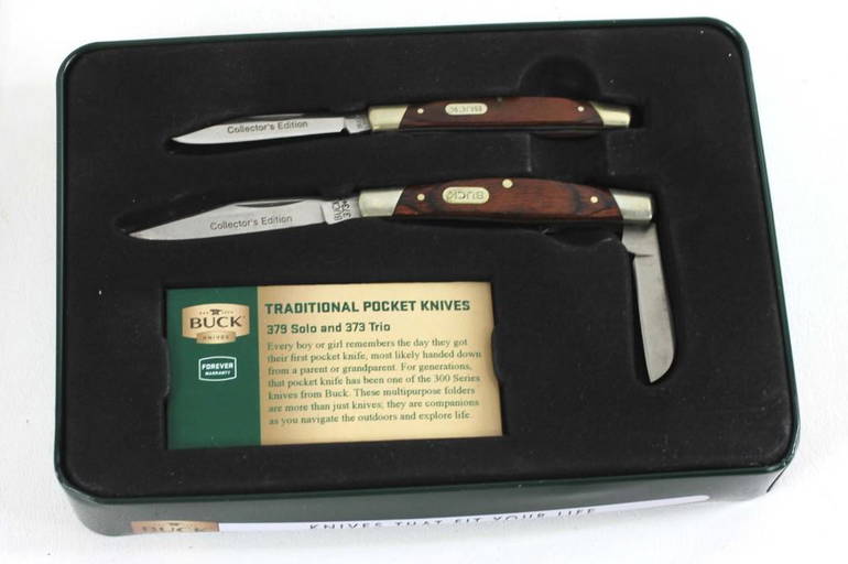 Buck Knives Collector's Edition Pocket Knives