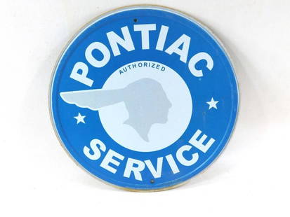 Pontiac Authorized Service Sign