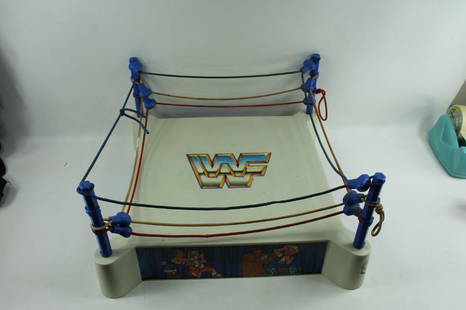 Vintage Ljn Toy Wwf Wrestling Ring