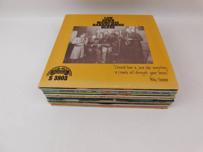 Stack Of 33 Rpm Vinyl Records Lps