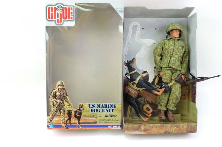 Gi Joe Us Marine Dog Unit In Original Box