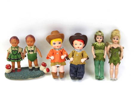 1960's Vintage Plastic Dolls