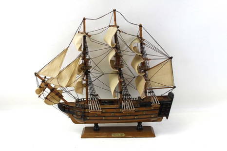 Vintage Model Of The Clipper Ship Rainbow