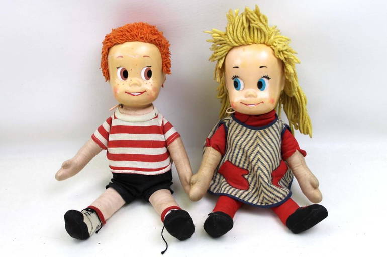 Matty Mattel And Sister Belle Dolls