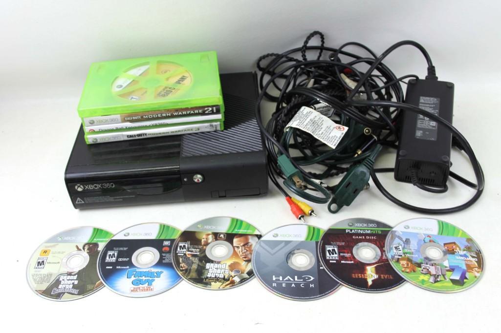 Xbox 360 System And Games