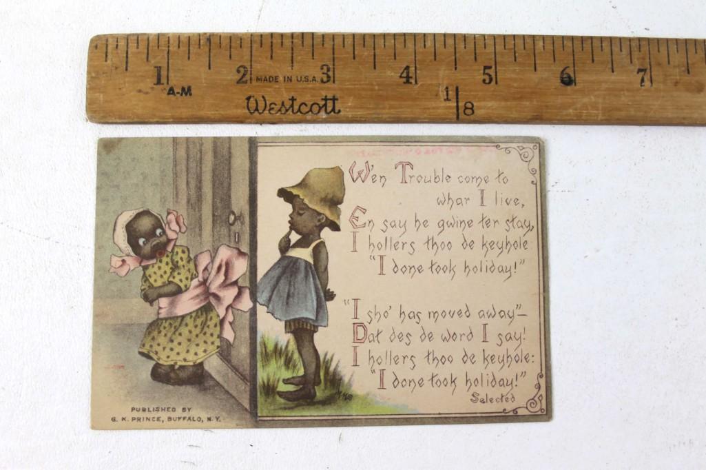 Vintage Black Americana Postcard