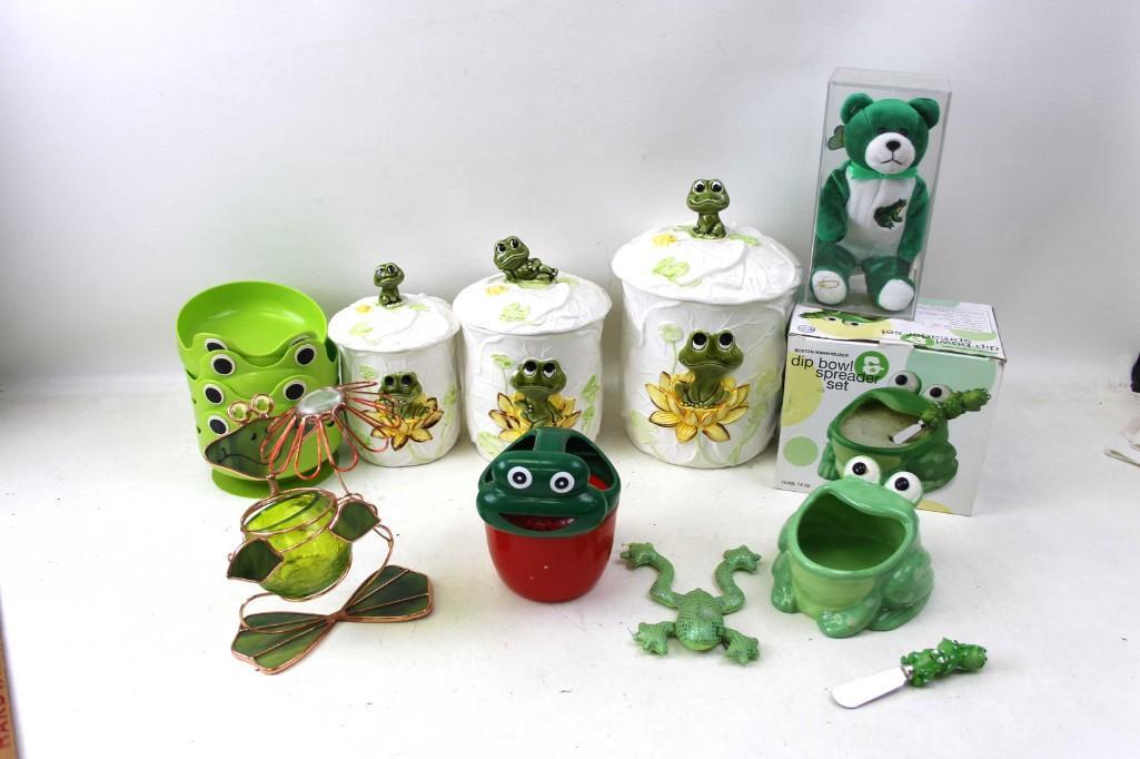 Frog Collection Incl Vintage 1970s Neil The Frog