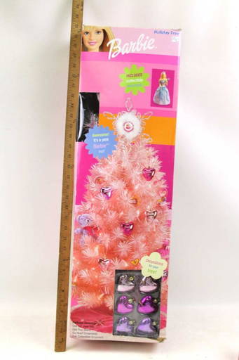 Mattel Barbie Pink Holiday Tree Or Christmas Tree In