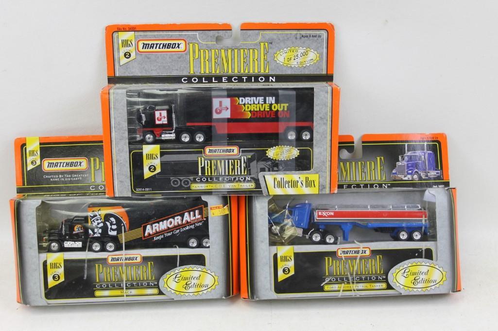 Collection Of Matchbox Beer Semi Trucks