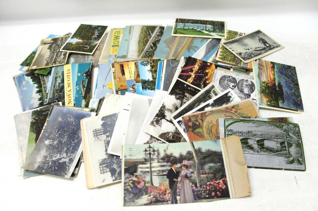 Large Lot Of Vintage Postcards And Photos, Etc.