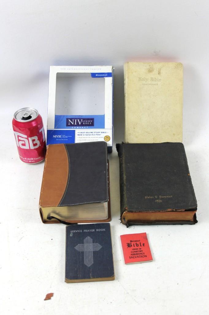 Lot Of Vintage Bibles