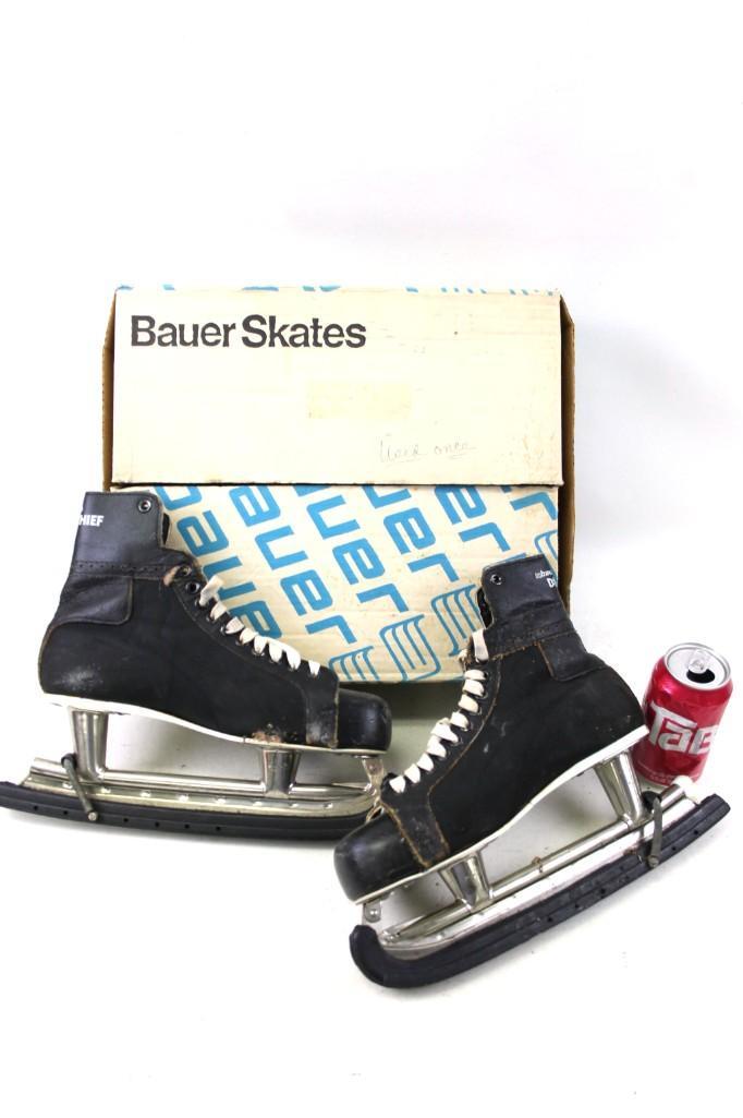 Vintage Bauer Hockey Skates