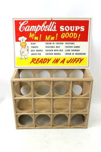 Vintage Campbell's Soup Display