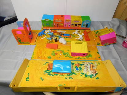 Vintage Marx Western Town Playset
