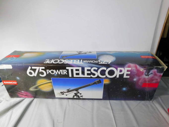 Tasco 675 Power Telescope In Original Box