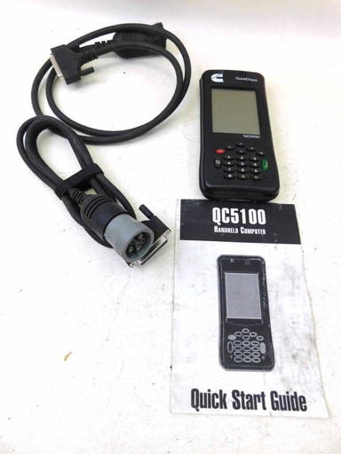Cummins Qc5100 Handheld Computer With Guide , 2 Large