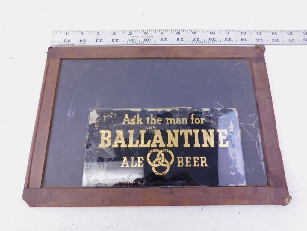 Antique Brewery Sign Pre Prohibition Ballatine Ale And