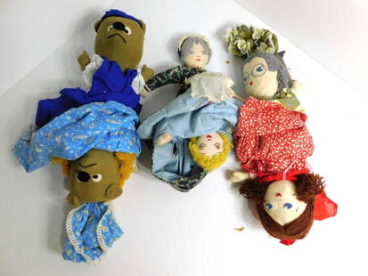 Topsy Turvy Doll Red Riding Hood Wolf Grandma