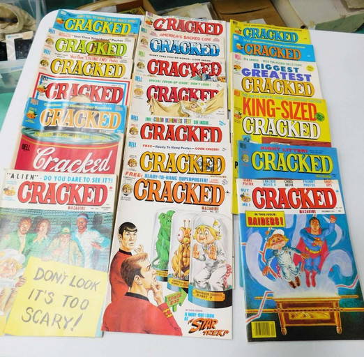 21 Vintage Cracked Magazines