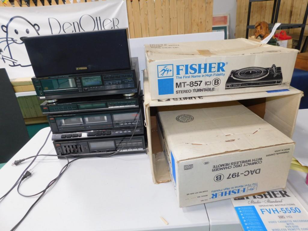 Fisher Stereo System incl Components and Speakers incl - Aug 02, 2021 ...