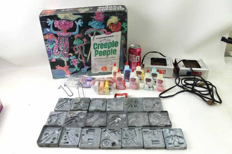 Vintage 1960s & Modern Mattel Thingmaker , Creeple