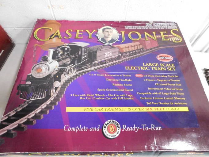 Casey Jones G Scale Model Railroad Train Set In