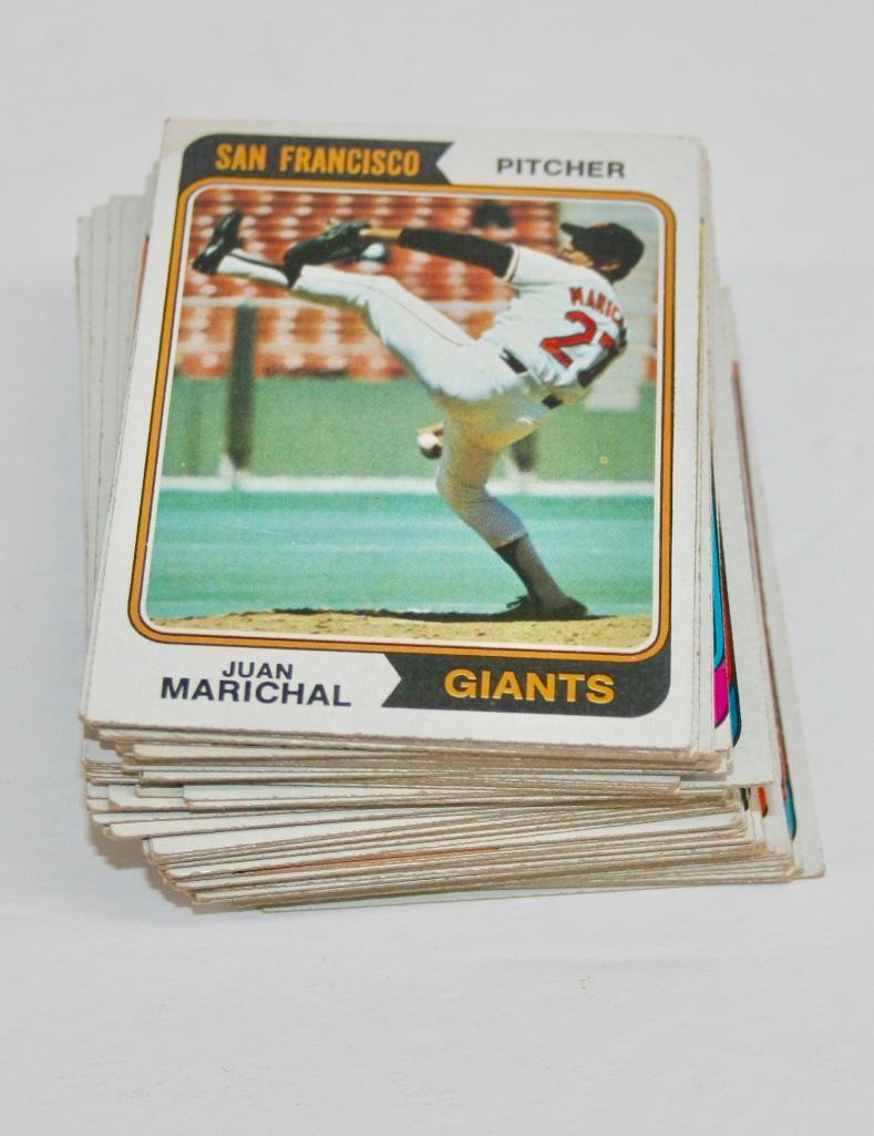 Lot Of 70 1974 Topps Baseball Cards