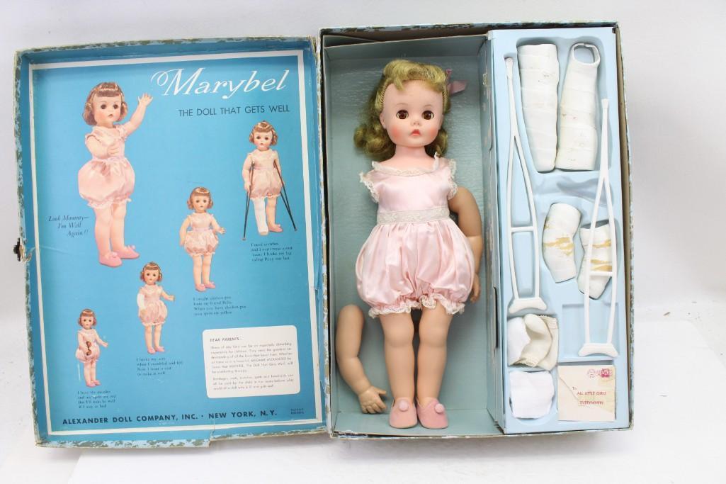 Vintage 1950s Madame Alexander Marybel The Doll That