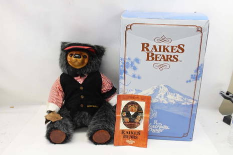 Large Raikes Bear "max" In Original Box