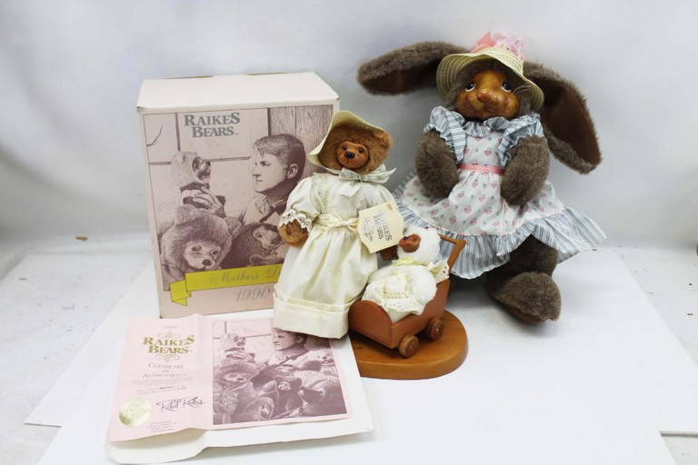Robert Raikes Bears and Rabbit - Dec 04, 2021 | Denotter Auctions, LLC ...