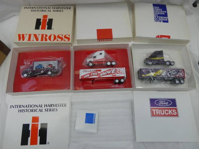 Lot of 3 Winross 1:64 Scale Truck Models including Ford, CellularOne ...