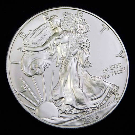 2016 BU American Silver Eagle 1 oz Fine Silver Round (#0207) on Jun 06 ...