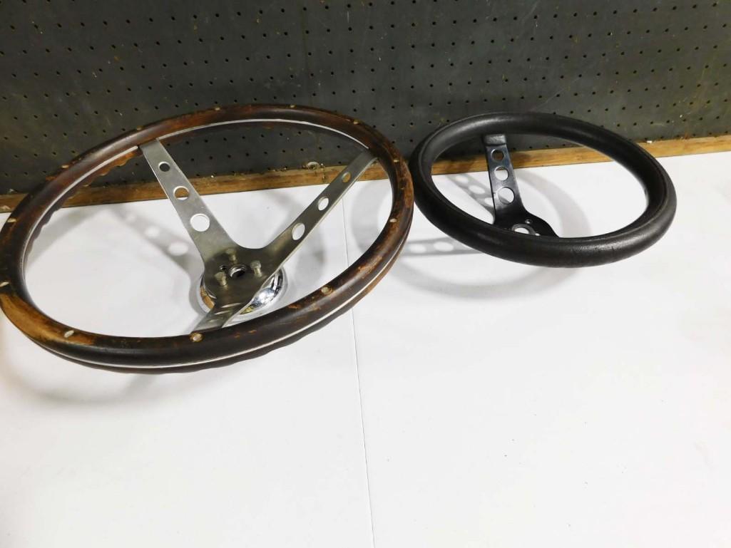 2 Race Car Steering Wheels