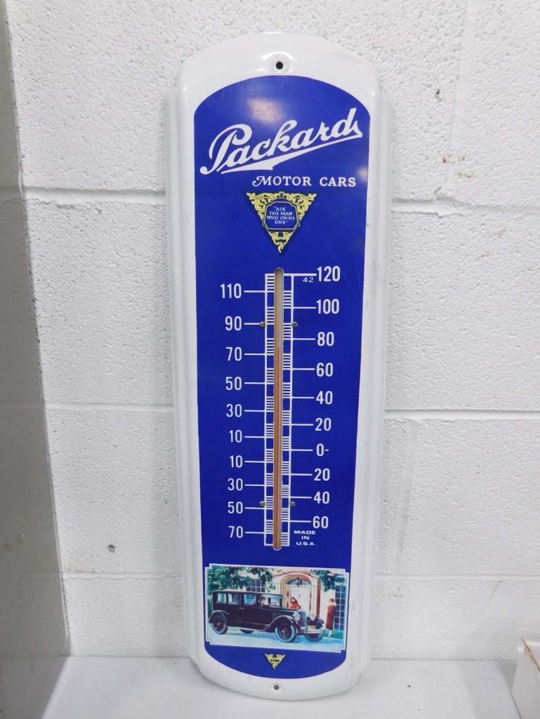 Packard Motor Cars Metal Thermometer Reproduction