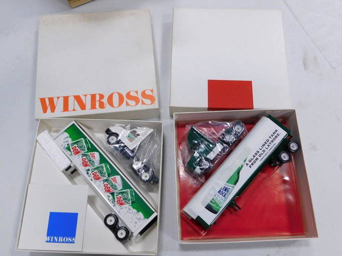 2 Winross Die Cast Model Trucks Mountain Dew and Rolling Rock 1:64 ...