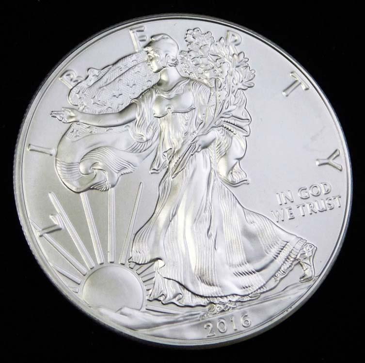 2016 Bu American Silver Eagle 1 Oz Silver Round