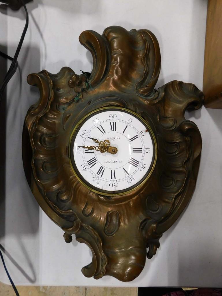 Vintage Paul Garnier Electric Plug In Wall Clock